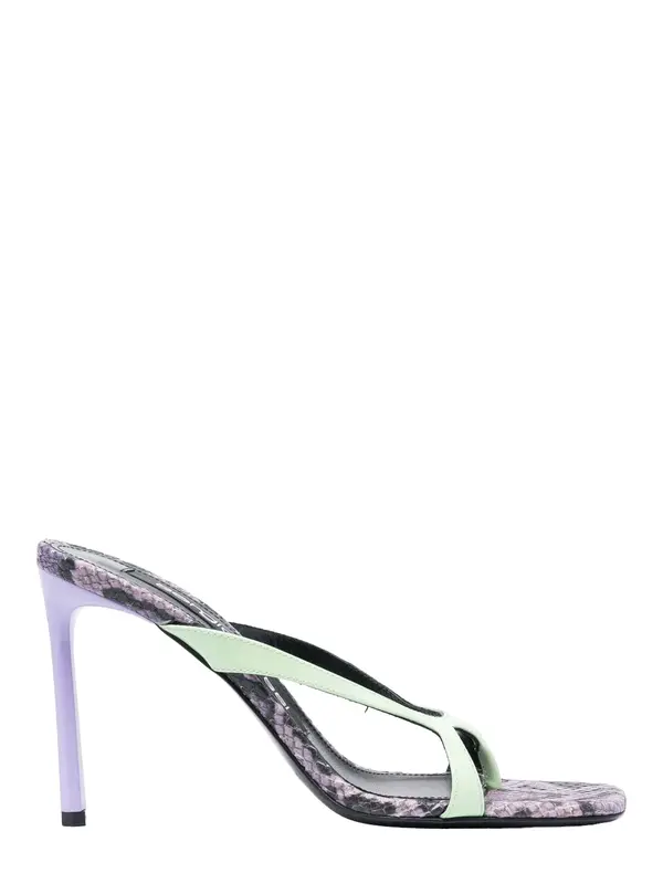 SERGIO ROSSI 95mm Sr Aracne Sandals - Green