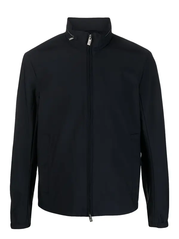 Emporio Armani Stowaway Hood Blouson - Blue