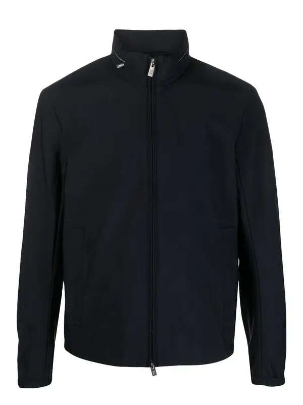 Emporio Armani Stowaway Hood Blouson - Blue