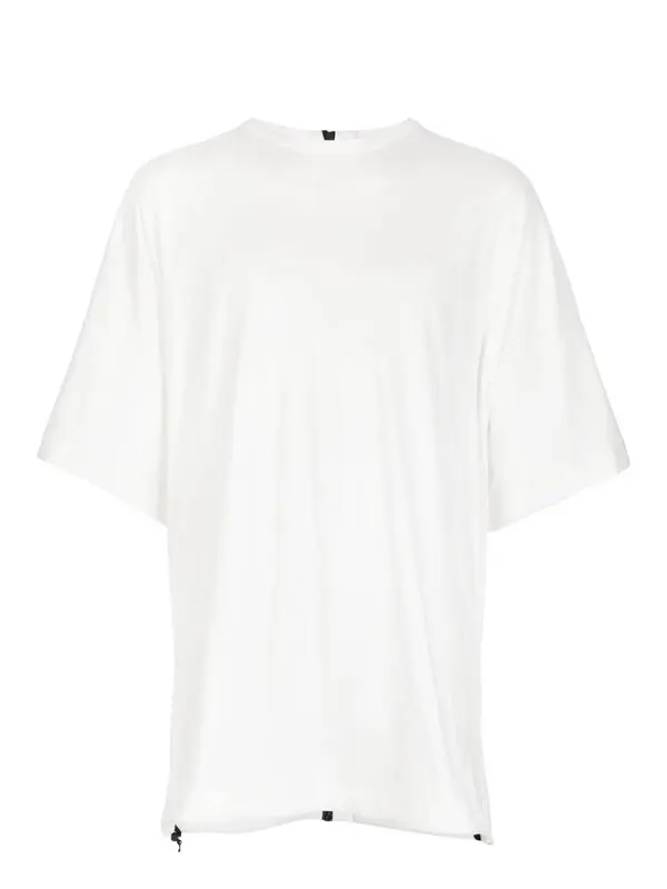 Templa Bow-detailed Cotton T-shirt - White
