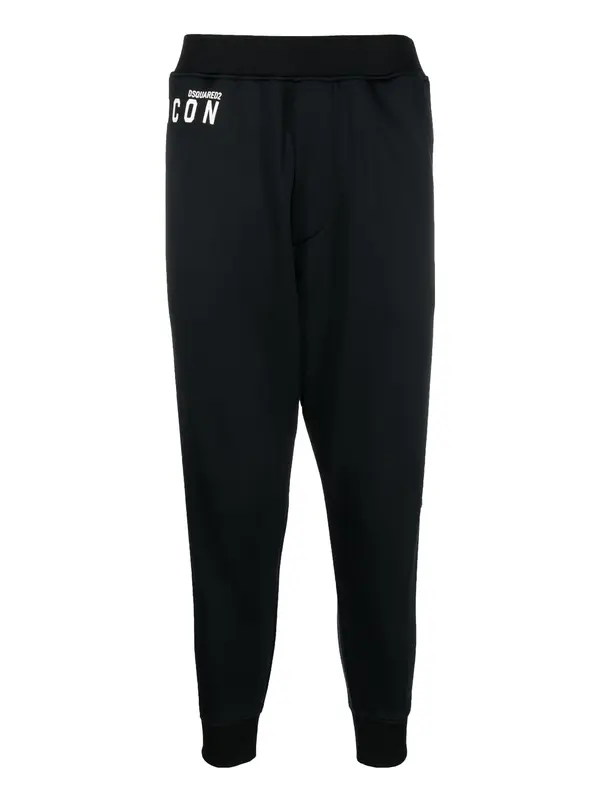 Dsquared2 Icon Logo-print Track Pants - Black