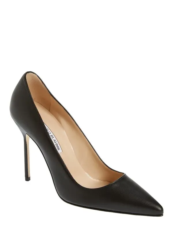 Manolo Blahnik Bb Pointed Toe Pump - Blck(0015)