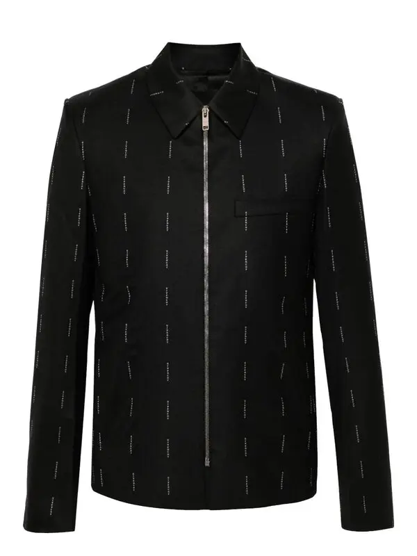 Givenchy Wool Zipped Jacket - Black