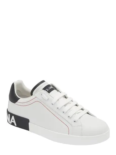 Dolce & Gabbana Portofino Low-top Sneakers - 89697 White/black