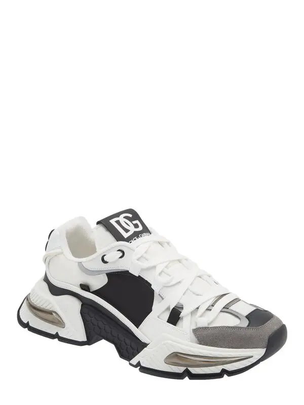 Dolce & Gabbana Airmaster Low-top Sneakers - White/ Black