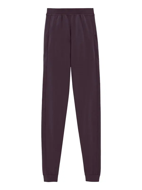 Saint Laurent Wool Sweatpants - Purple
