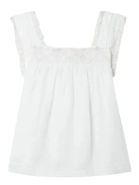 DÔEN - Aphra Crochet-Trimmed Top