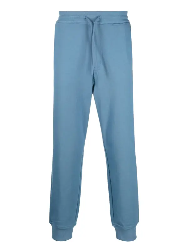 Y3 Organic-cotton Track Pants - Blue