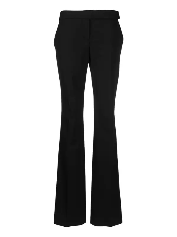 Stella McCartney Pressed-crease Trousers - Black