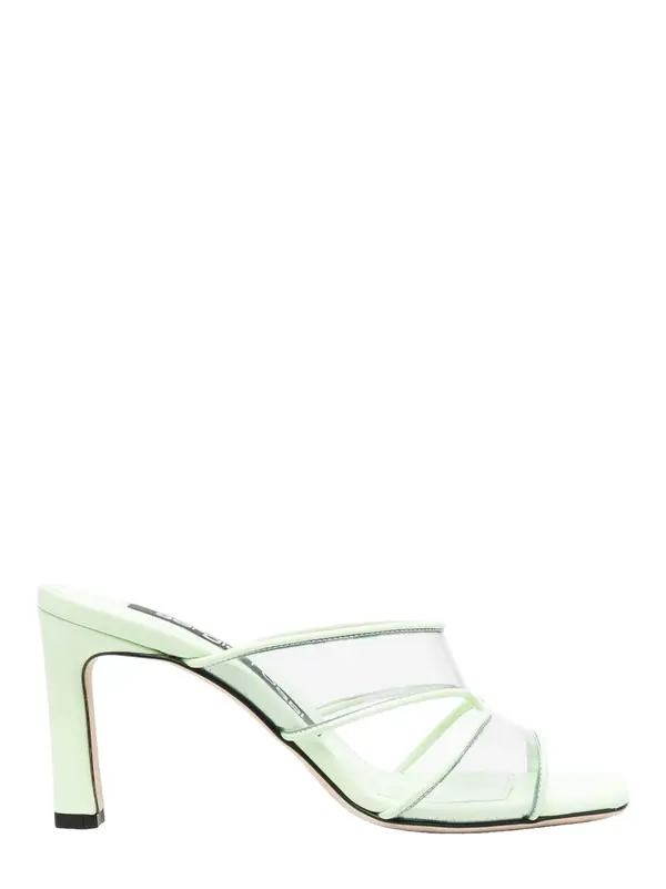 SERGIO ROSSI 90mm Sr Lunettes Sandals - Green