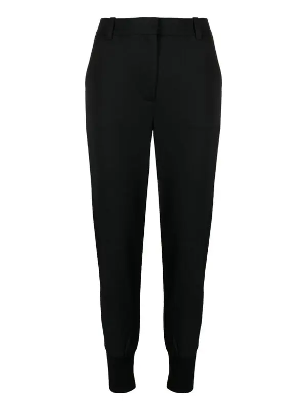 3.1 Phillip Lim Mid-rise Tapered Wool Trousers - Black