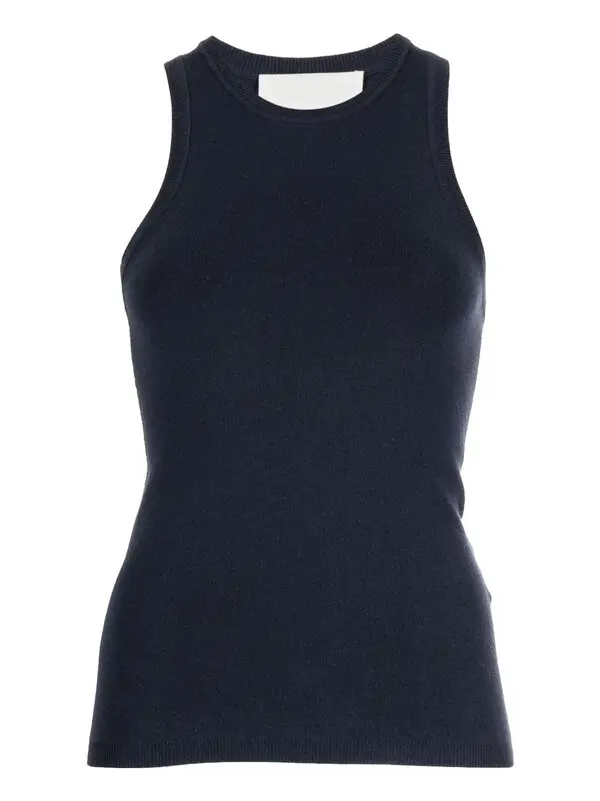 3.1 Phillip Lim Crepe-texture Tank Top - Blue