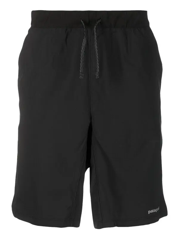 Patagonia Drawstring-waist Recycled-polyester Shorts - Black