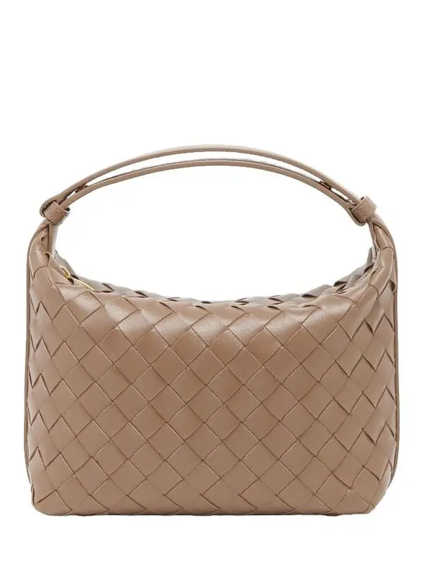 Bottega Veneta Mini Wallace Leather Top-handle Bag - Pinecone