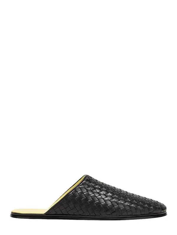 Bottega Veneta Intrecciato Leather Sunday Slippers - Brown Sugar