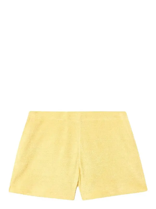 Loro Piana Linen-terry Shorts - Yellow