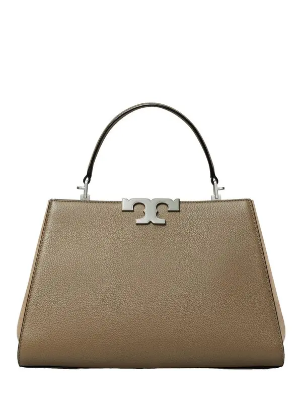 Tory Burch Small Eleanor Pebble Leather Satchel - Wild Mushroom