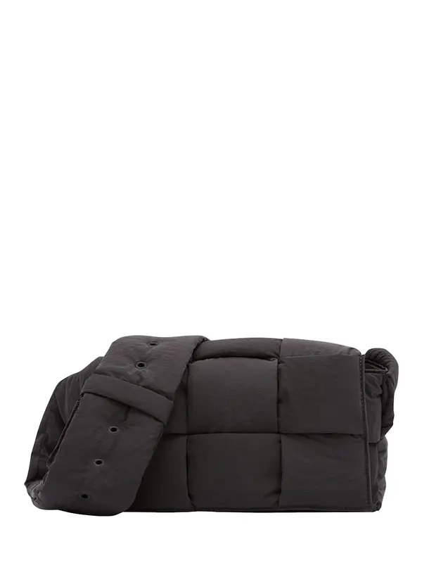 Bottega Veneta Padded Tech Cassette Crossbody Bag - Black-silver
