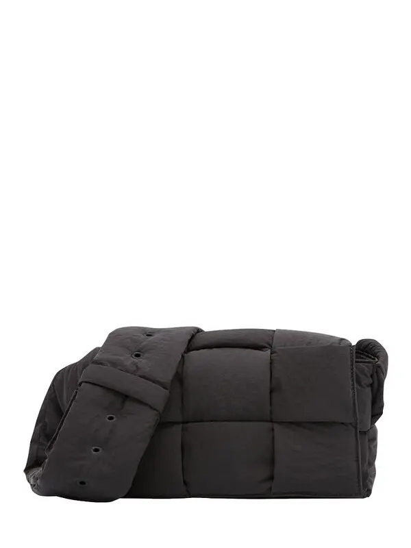 Bottega Veneta Padded Tech Cassette Crossbody Bag - Black-silver