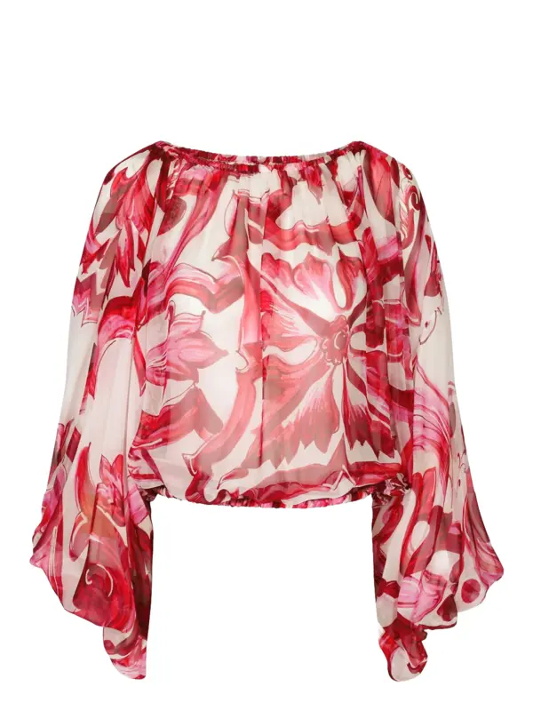 Dolce & Gabbana Red Tops | Editorialist