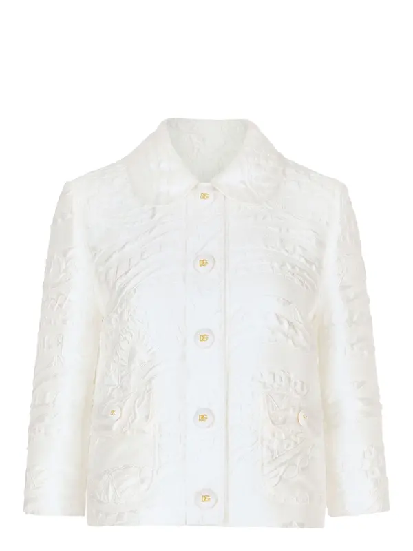 Dolce & Gabbana Brocade Jacket - White