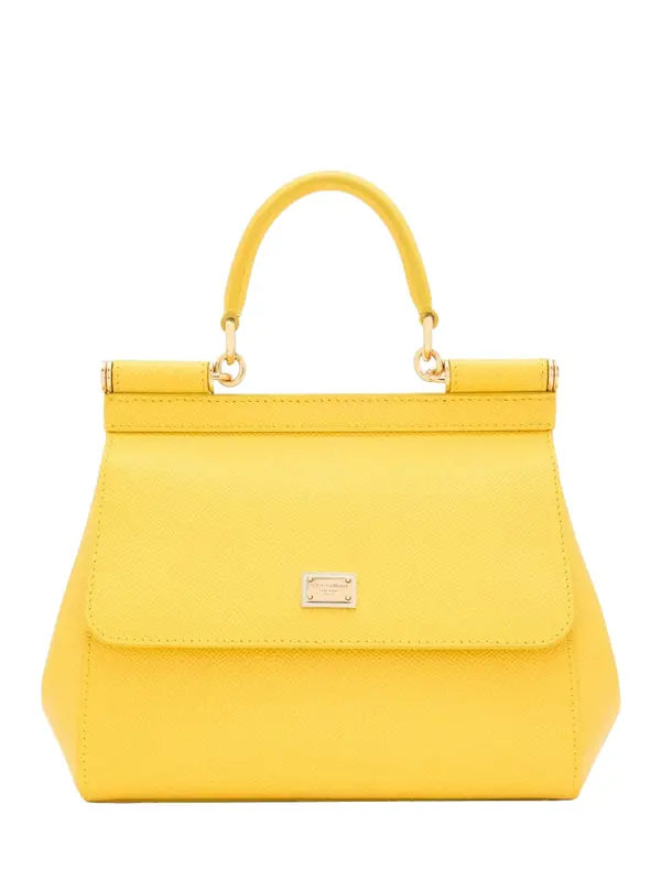 Dolce & Gabbana Sicily Medium Tote Bag - Yellow