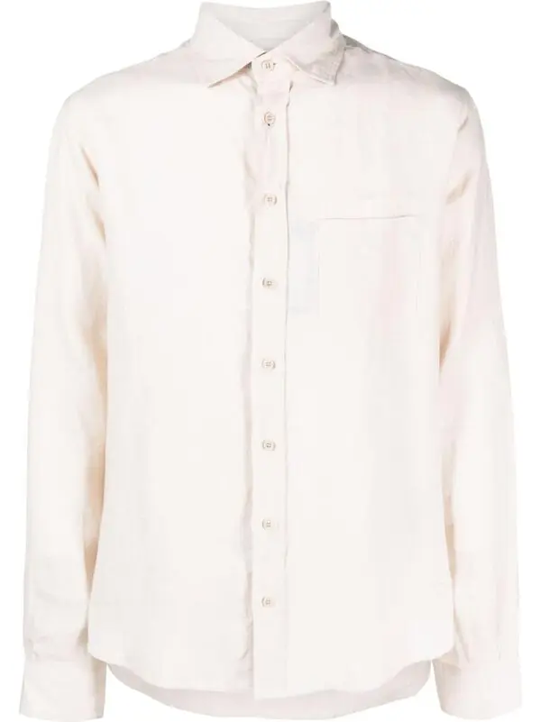 Sease Button-up Hemp Shirt - Neutrals