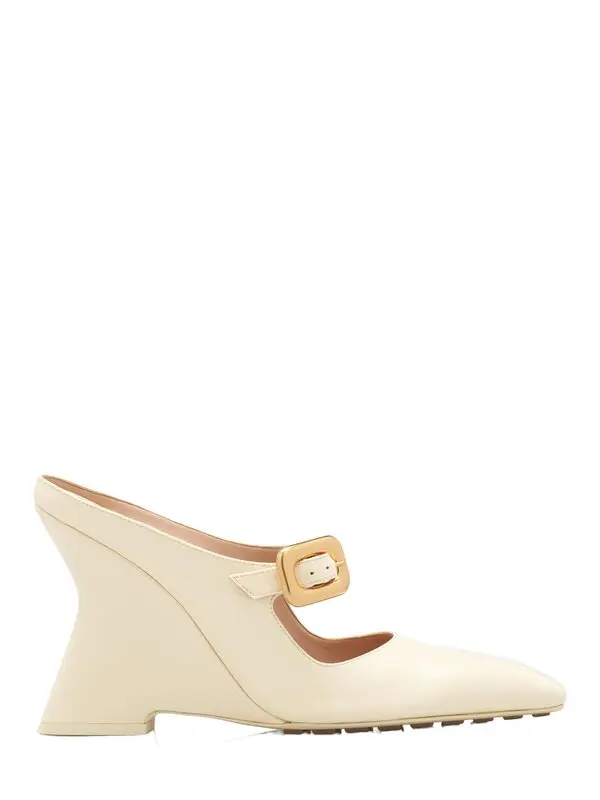 Bottega Veneta Comet Mary Jane Pumps - Neutral