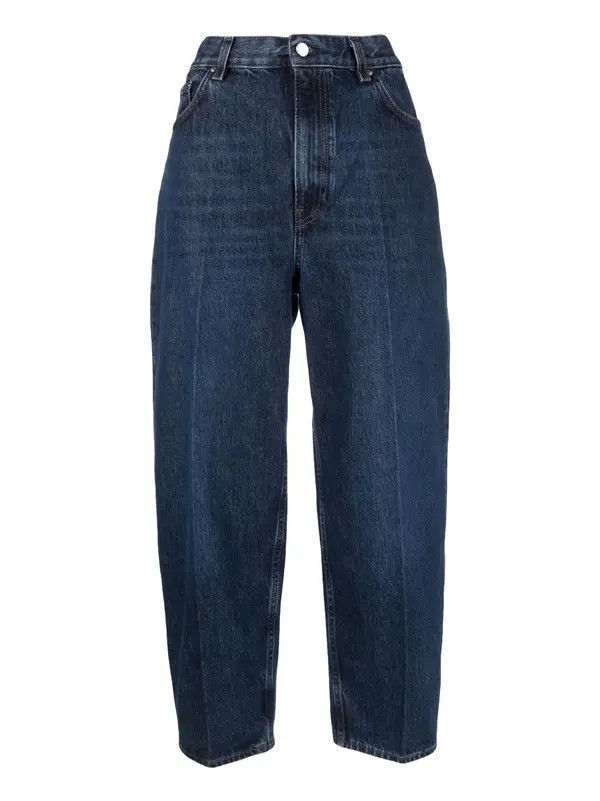 TOTEME Tapered High-waist Jeans - Blue