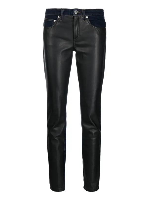 Roberto Cavalli Panelled Design Jeans - Black