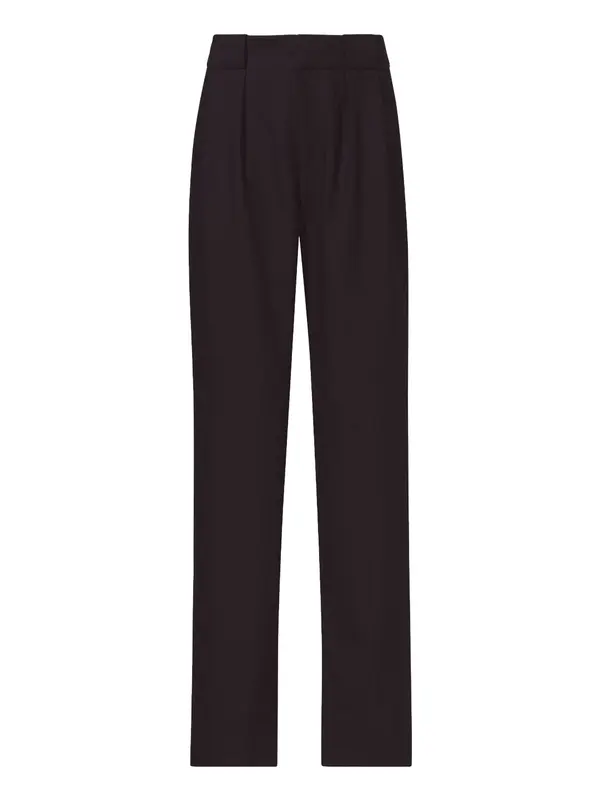 Proenza Schouler White Label Pleat-detail Tailored Trousers - Black
