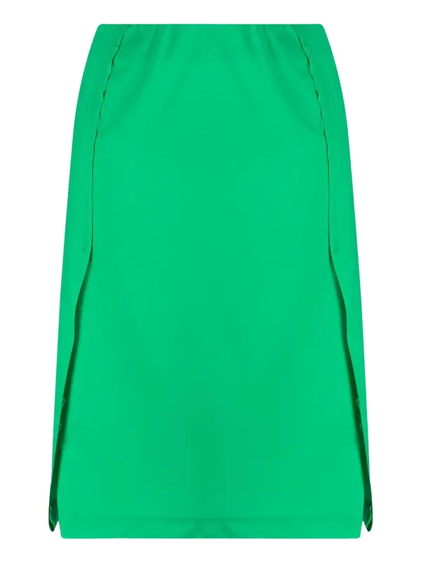 Raf Simons Pleated-panel Midi Skirt - Green