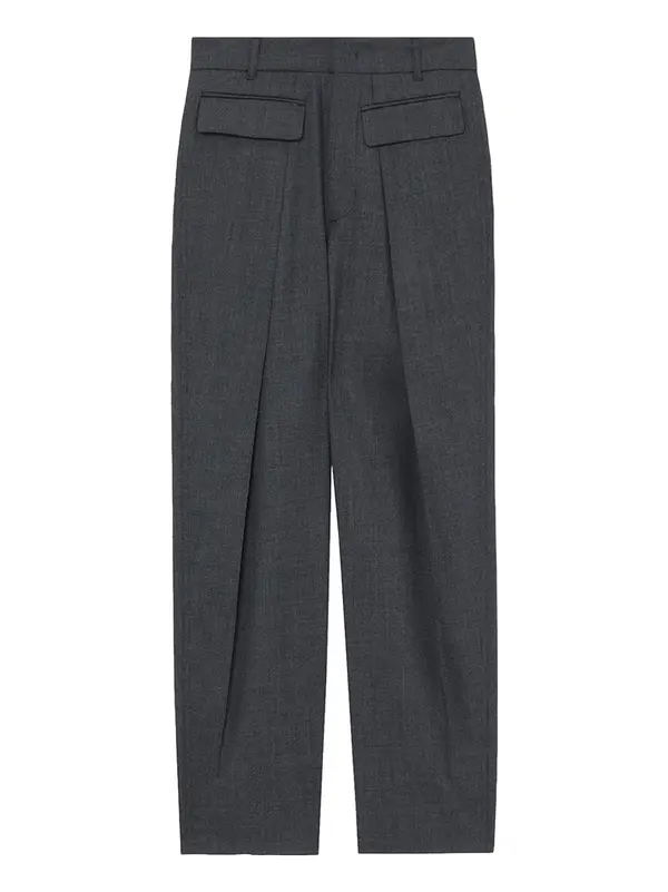 ADER ERROR Fran Wool Tailored Trousers - Grey