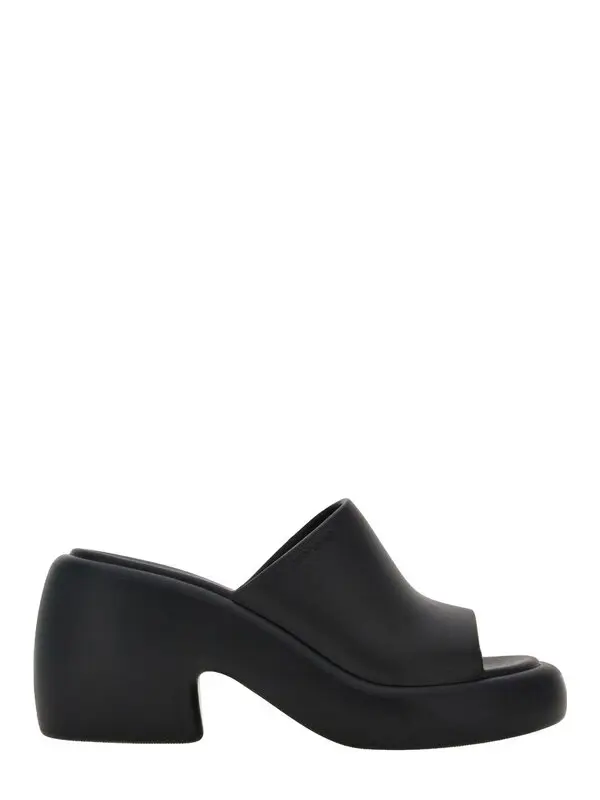 FERRAGAMO 55mm Open-toe Block Heel Sandals - Black