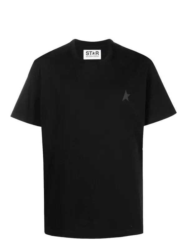 GOLDEN GOOSE Star-print Cotton T-shirt - Black