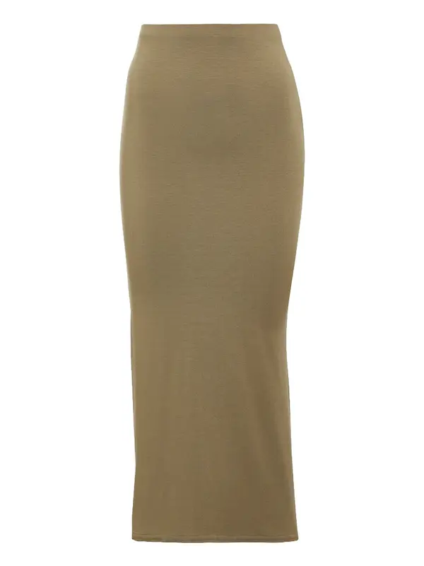 TOTÊME Jersey Maxi Skirt - Brown