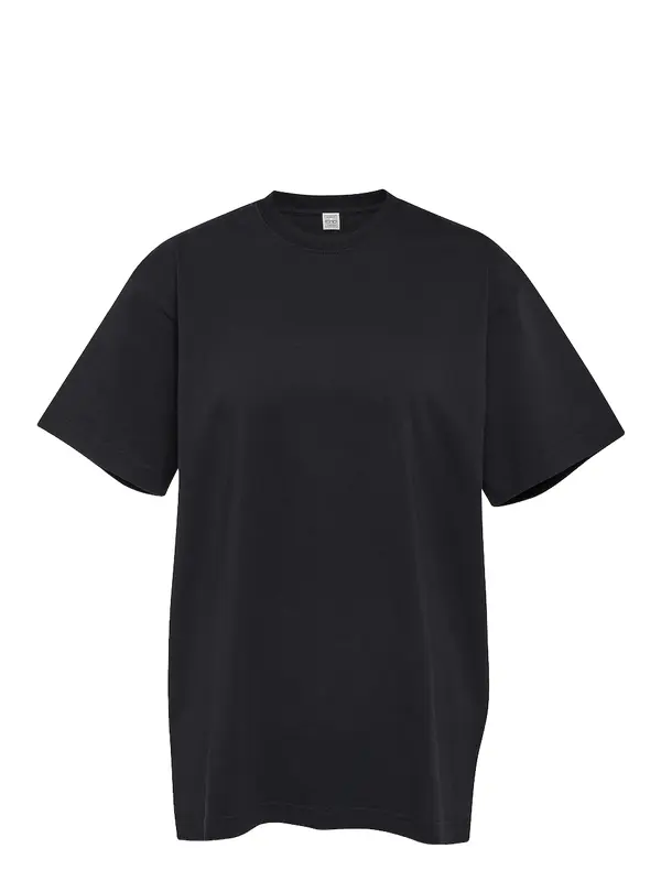 TOTEME Cotton Jersey T-shirt - Black