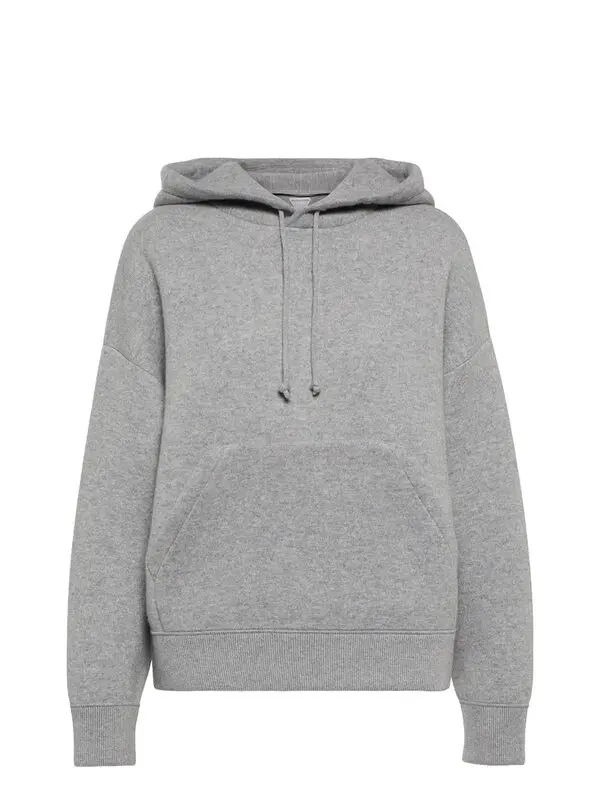 Bottega Veneta Cashmere-blend Hoodie - Grey