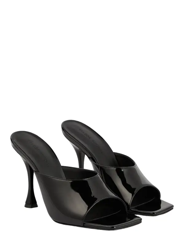 Magda Butrym Crystal-embellished Mules - Black