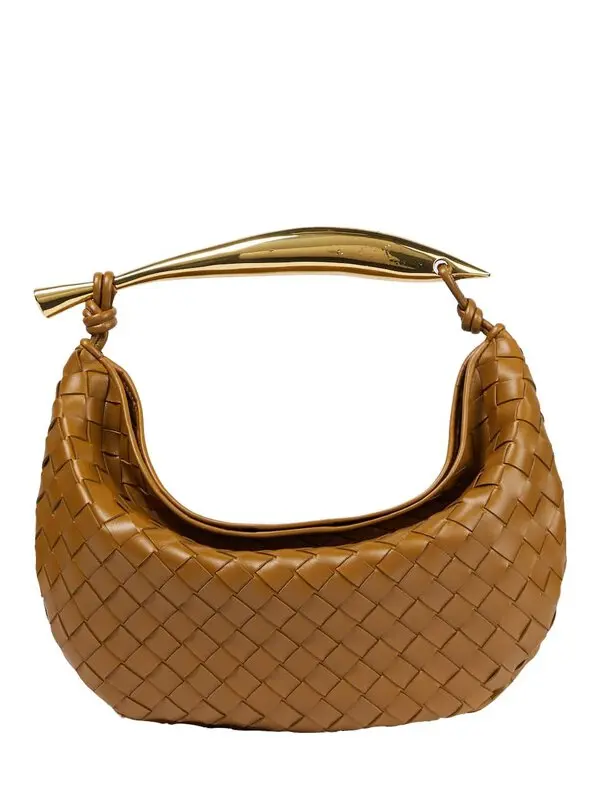 Bottega Veneta Sardine Small Shoulder Bag - Beige