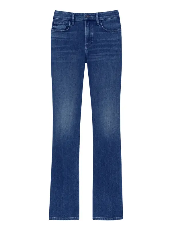 Lafayette 148 New York Mid-rise Skinny Kick Flare Jeans - Empire Indigo