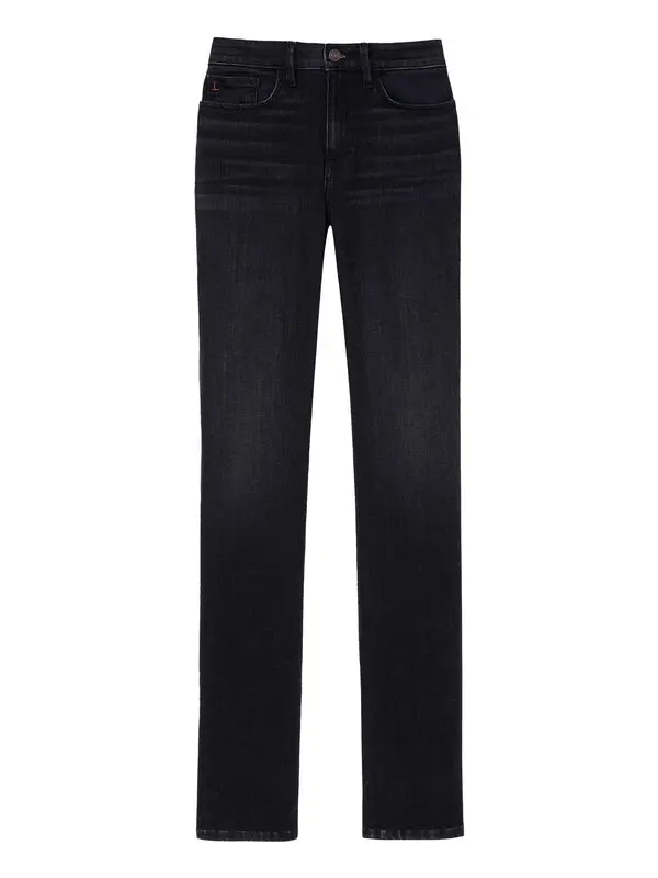 Lafayette 148 New York Denim Mid-rise Kick Flare Jeans - Washed Onyx