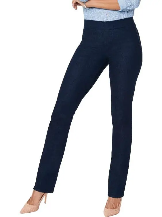 NYDJ Marilyn Straight Leg Pants - Rinse