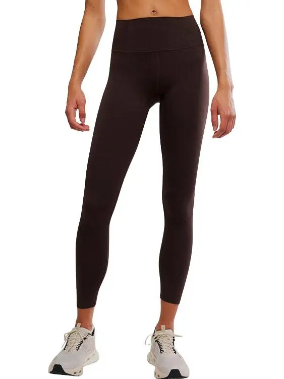 Free People Never Better High Waist Leggings - Chocolate
