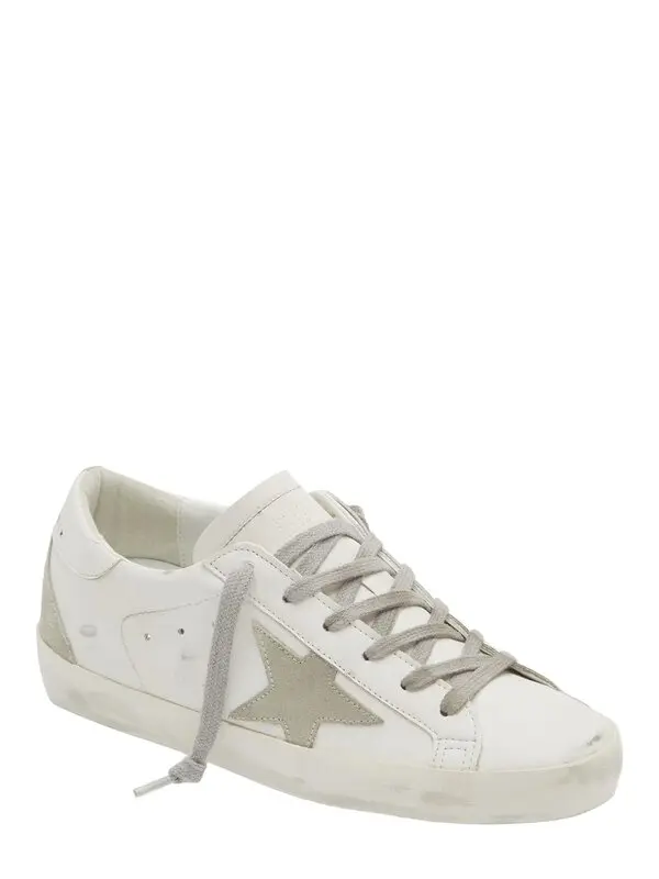 GOLDEN GOOSE Super-star Bio Based Sneaker - White/ Ice