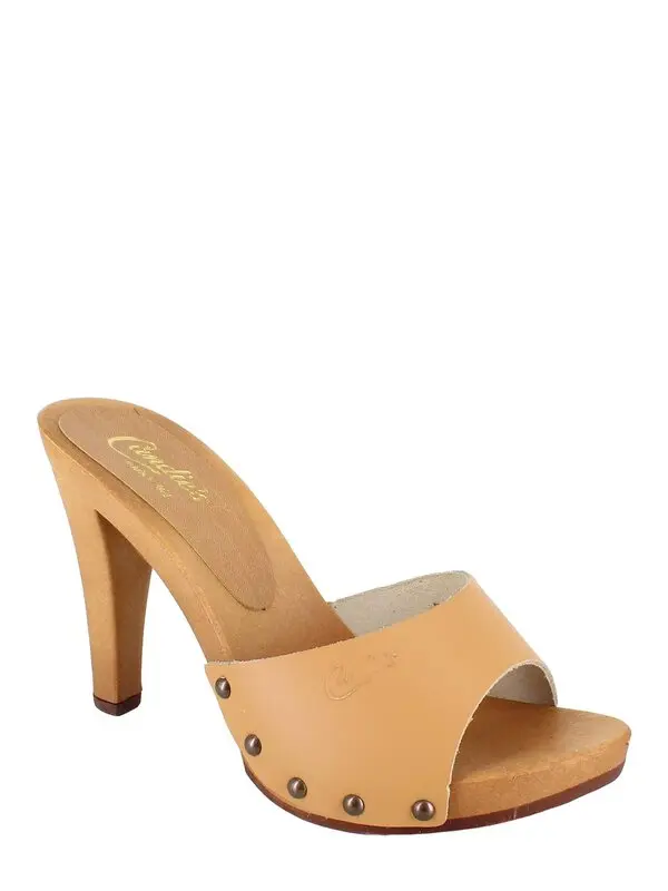 CANDIE'S Viviana Slide Sandal - Tan