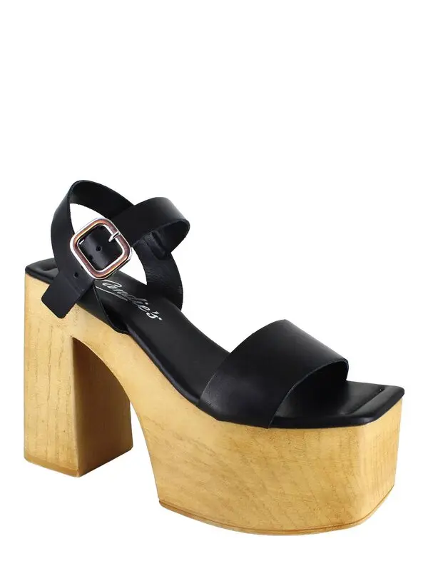 CANDIE'S Sayloy Platform Sandal - Black