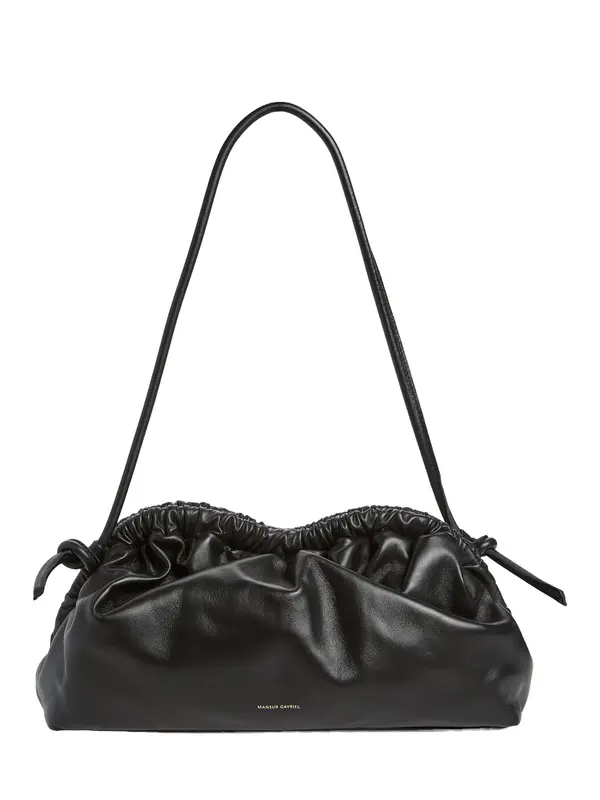 MANSUR GAVRIEL Small Cloud Clutch - Black/flamma