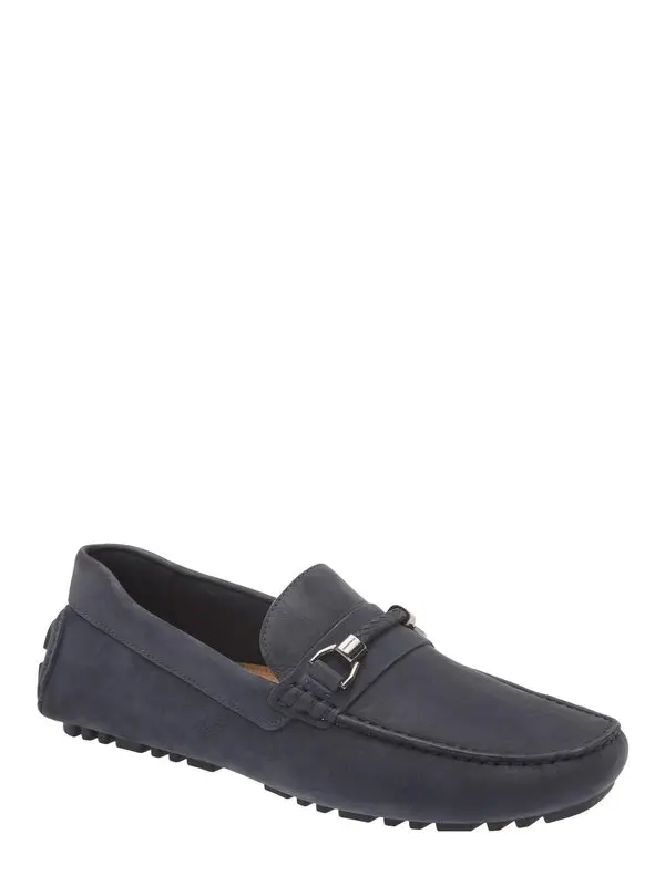 Nordstrom Barrett Braided Bit Driving Shoe - Navy Blazer