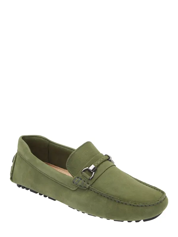 Nordstrom Barrett Braided Bit Driving Shoe - Olive Mayfly